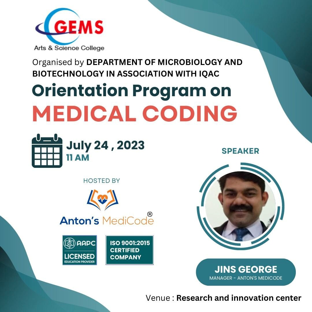 Orientation on Medical Coding | GemsCollege